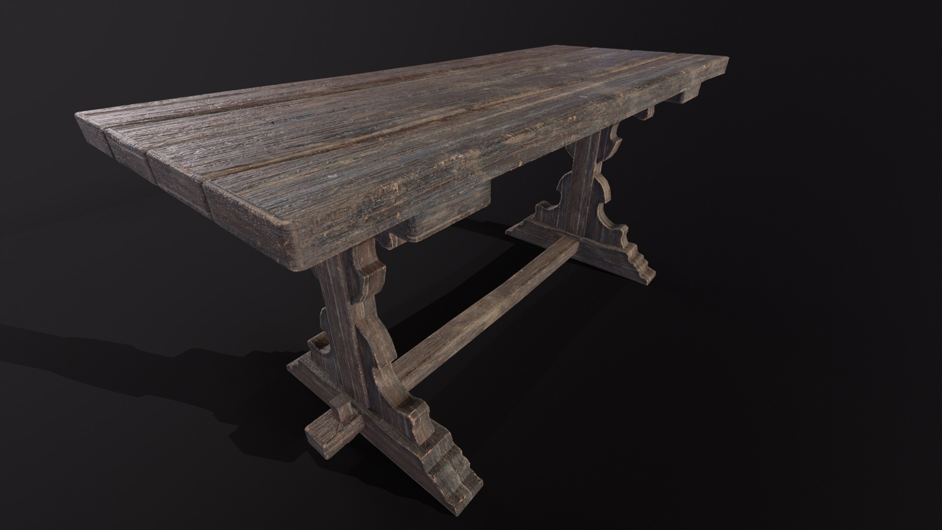 Elegant Medieval Table 3D Model - TurboSquid 2276507