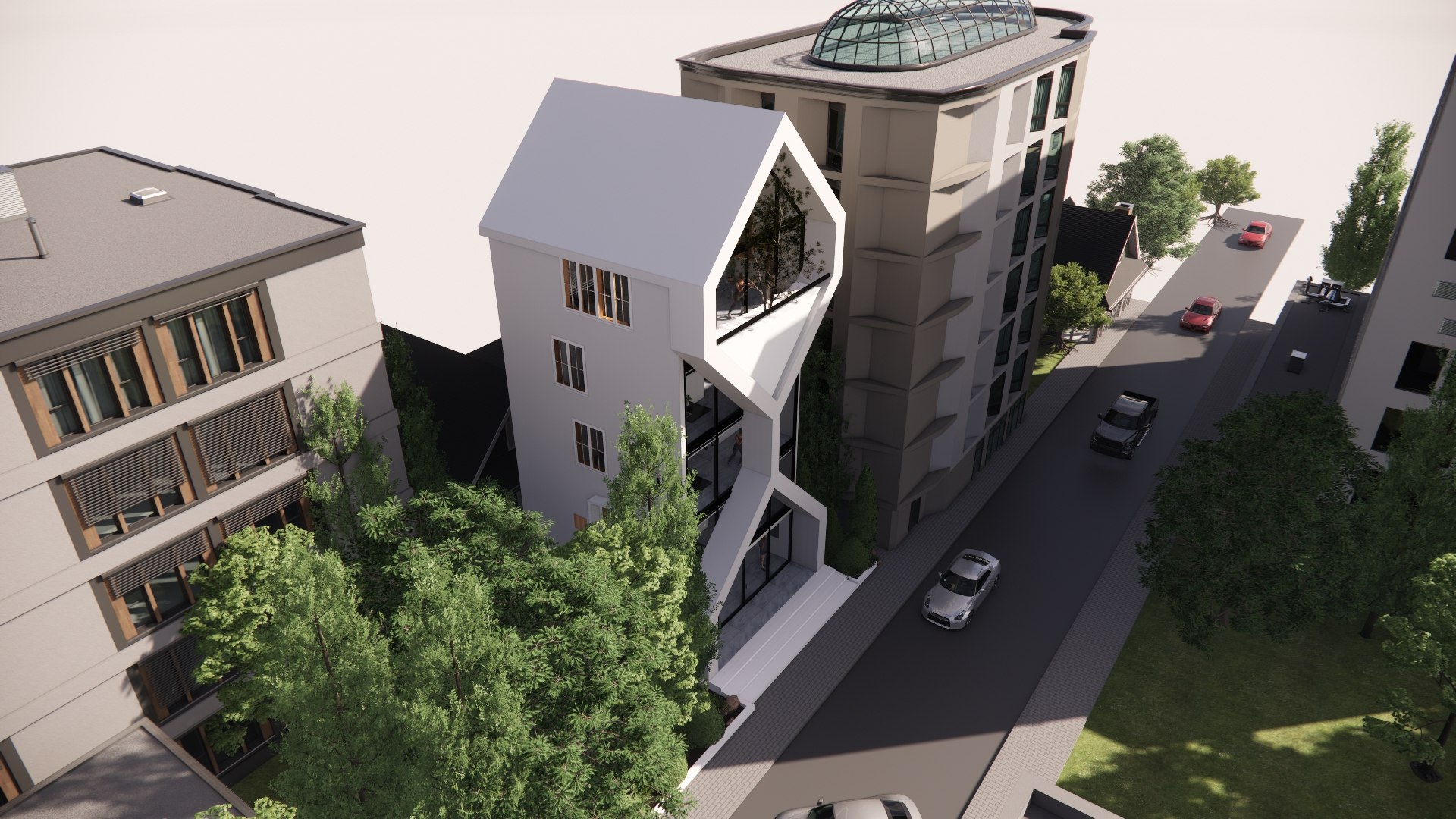 3D Model Pentagonal House - TurboSquid 2295305