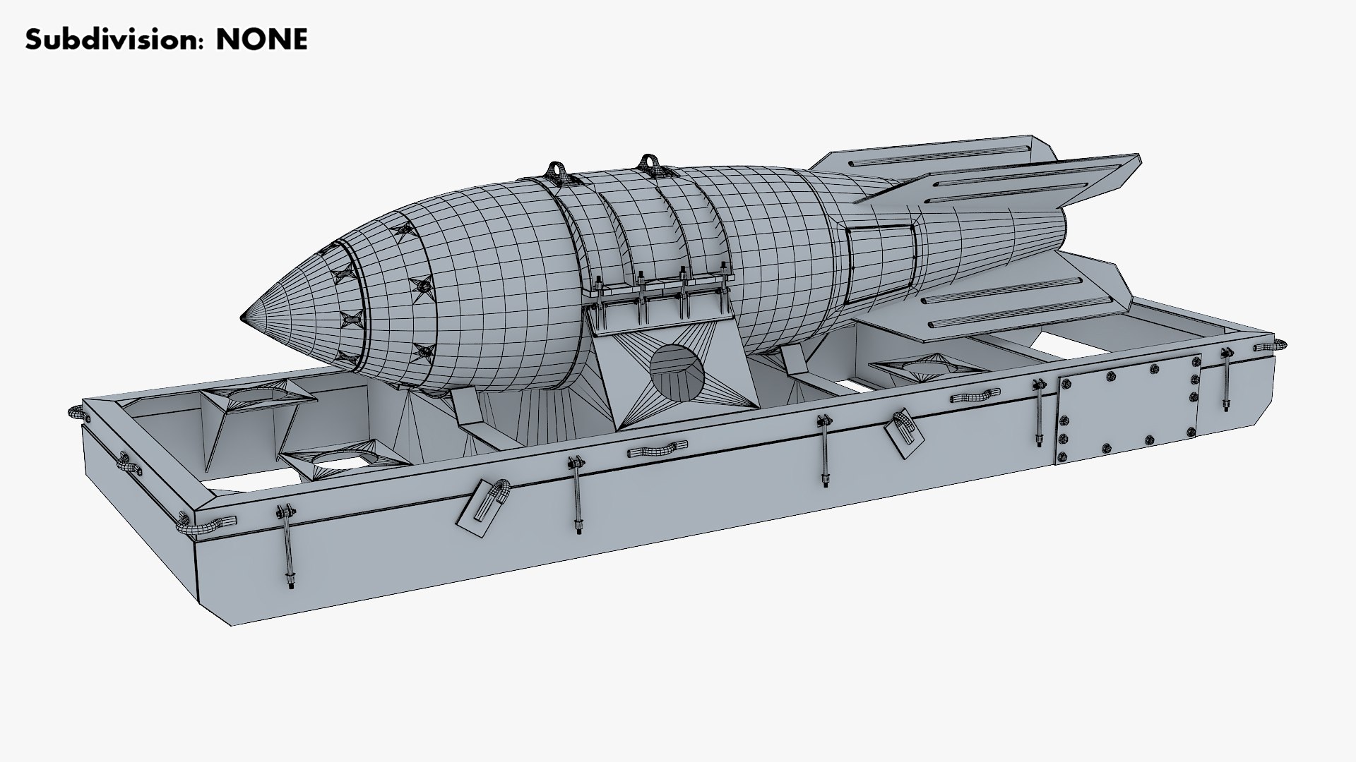 3D model nuclear aerial bomb v - TurboSquid 1535646