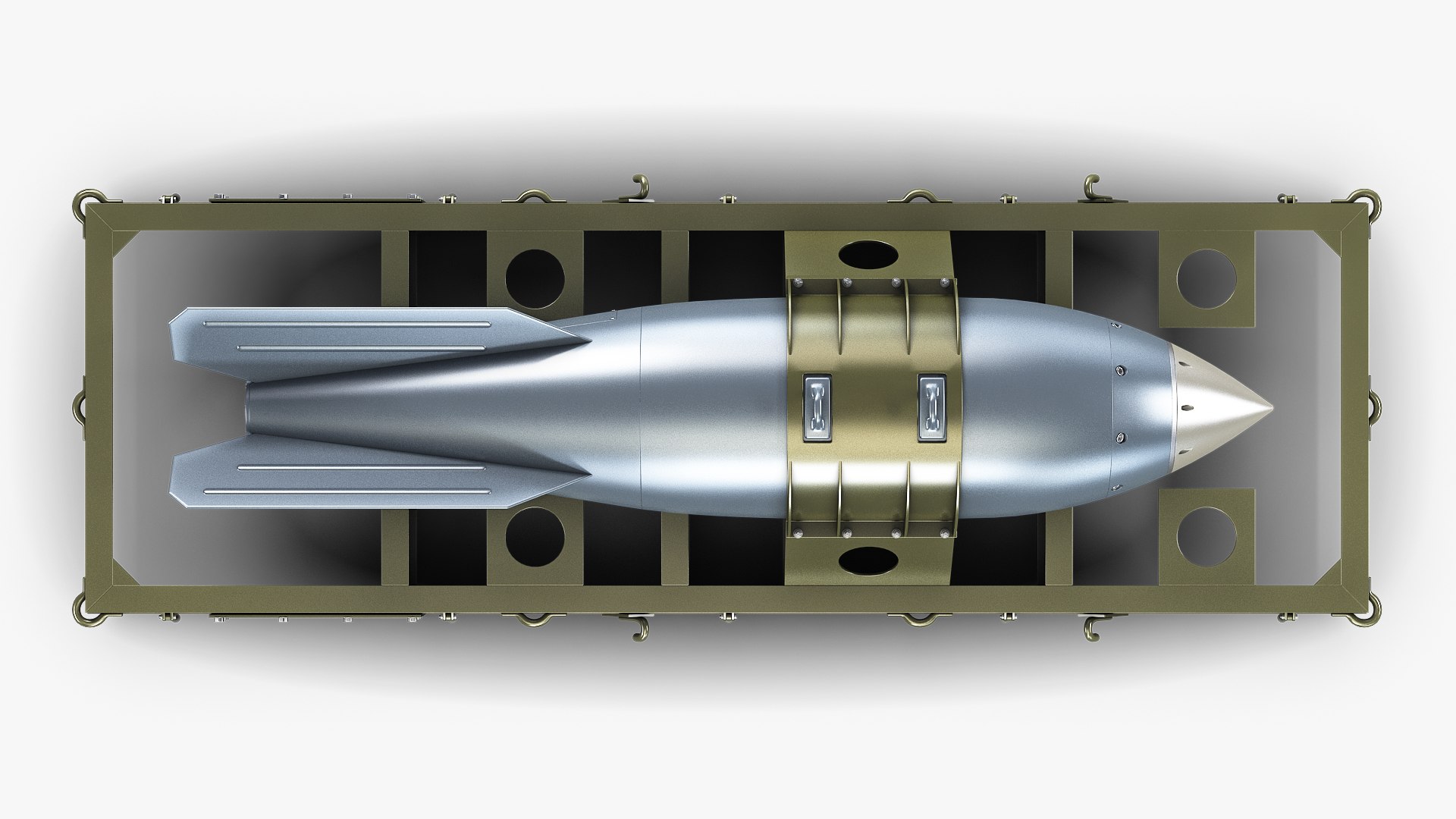 3D model nuclear aerial bomb v - TurboSquid 1535646