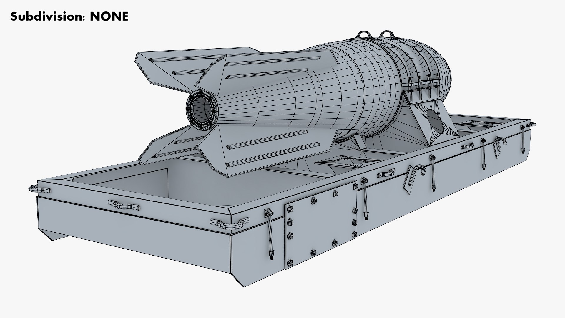 3D model nuclear aerial bomb v - TurboSquid 1535646