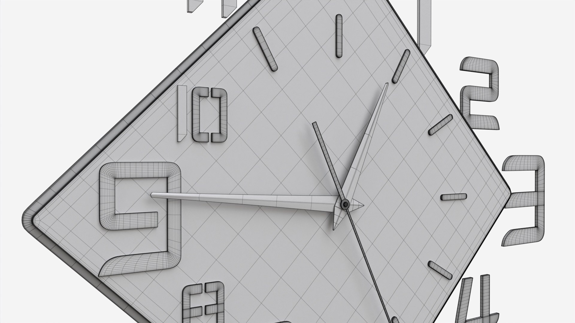 3D Modern Design Large Wall Clock 10 model - TurboSquid 1934326