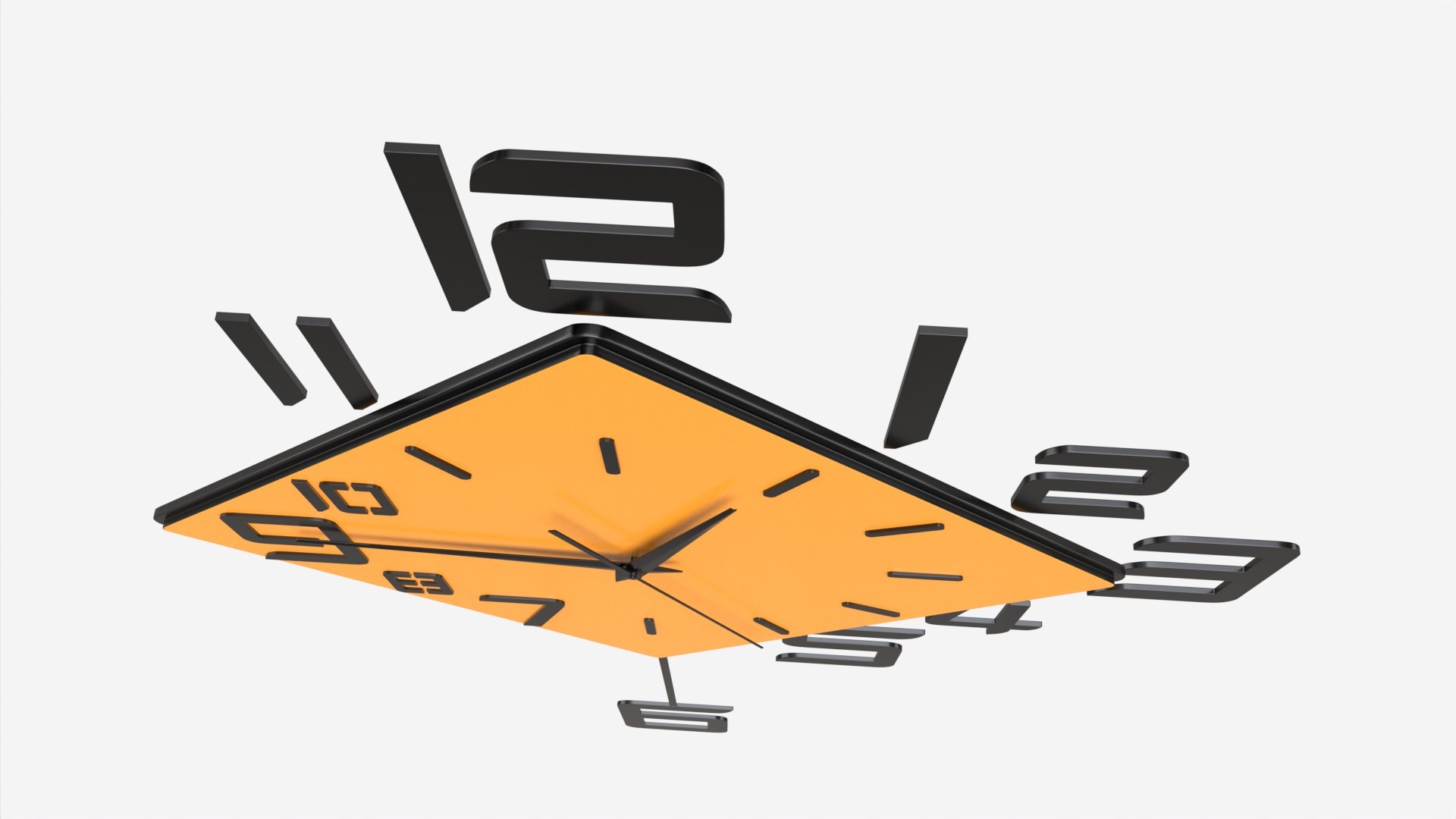 3D Modern Design Large Wall Clock 10 model - TurboSquid 1934326
