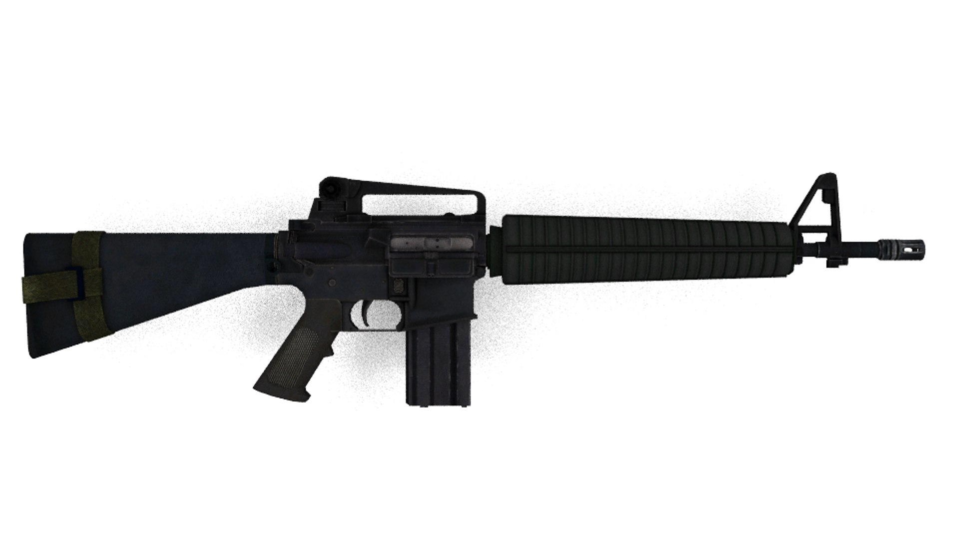 Colt M16a4 Rifle 3d Obj