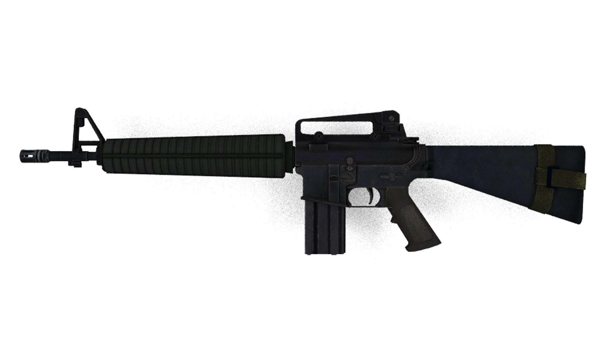 Colt M16a4 Rifle 3d Obj
