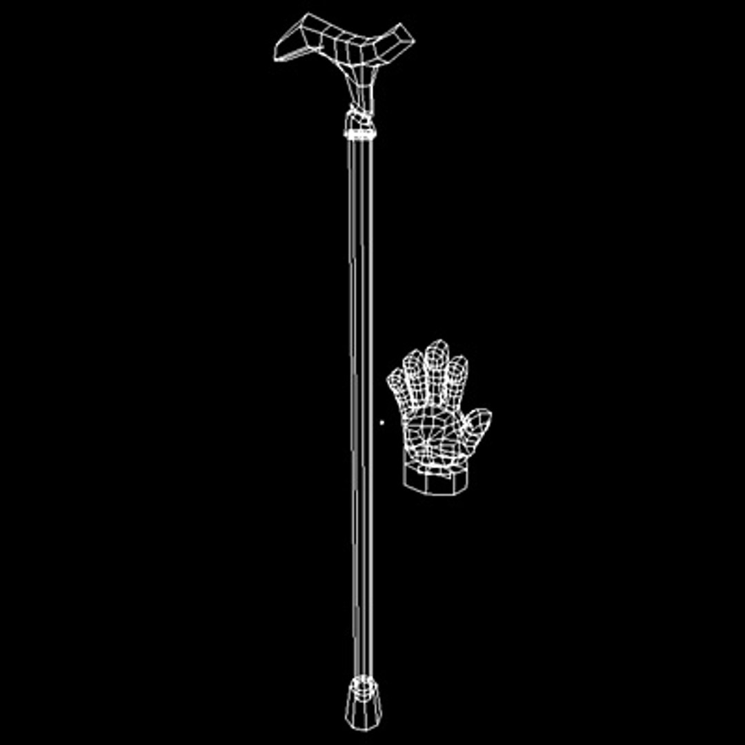 Hand Stick 3d Model