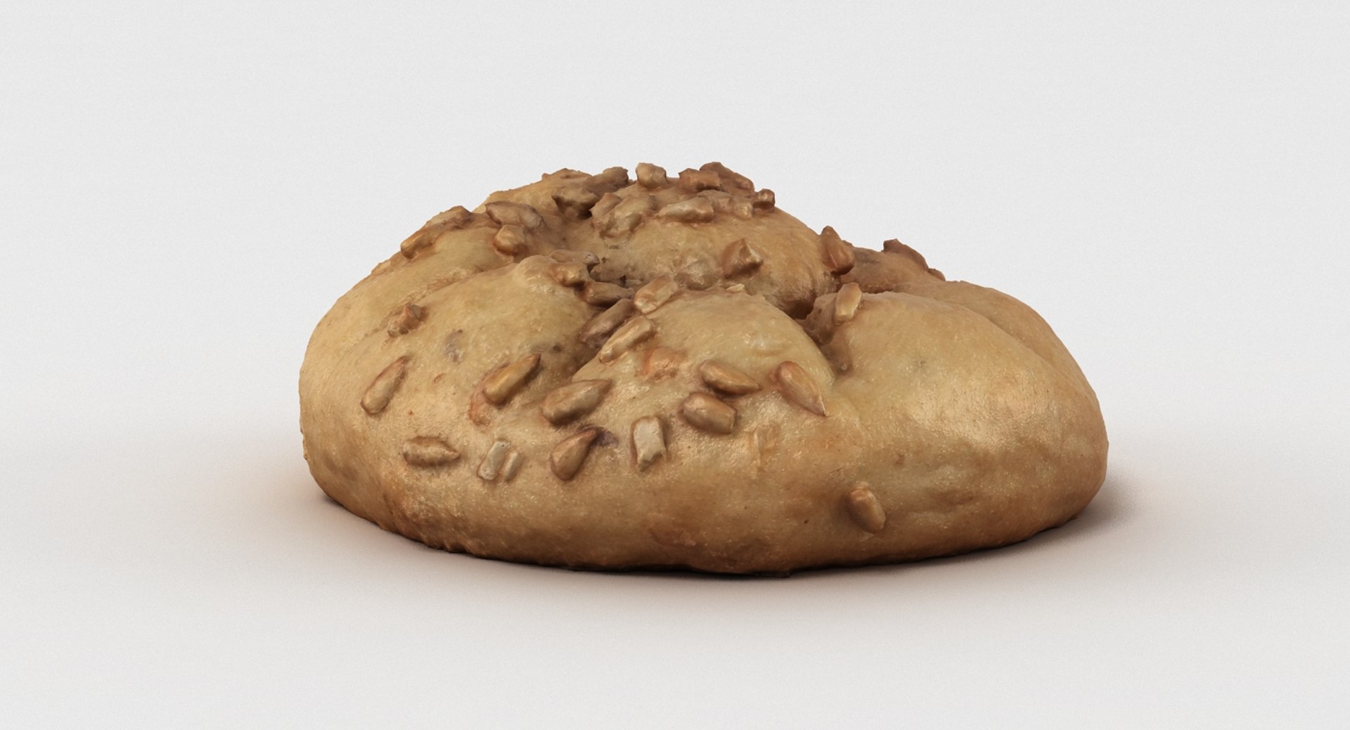 3d bun scan realistic model