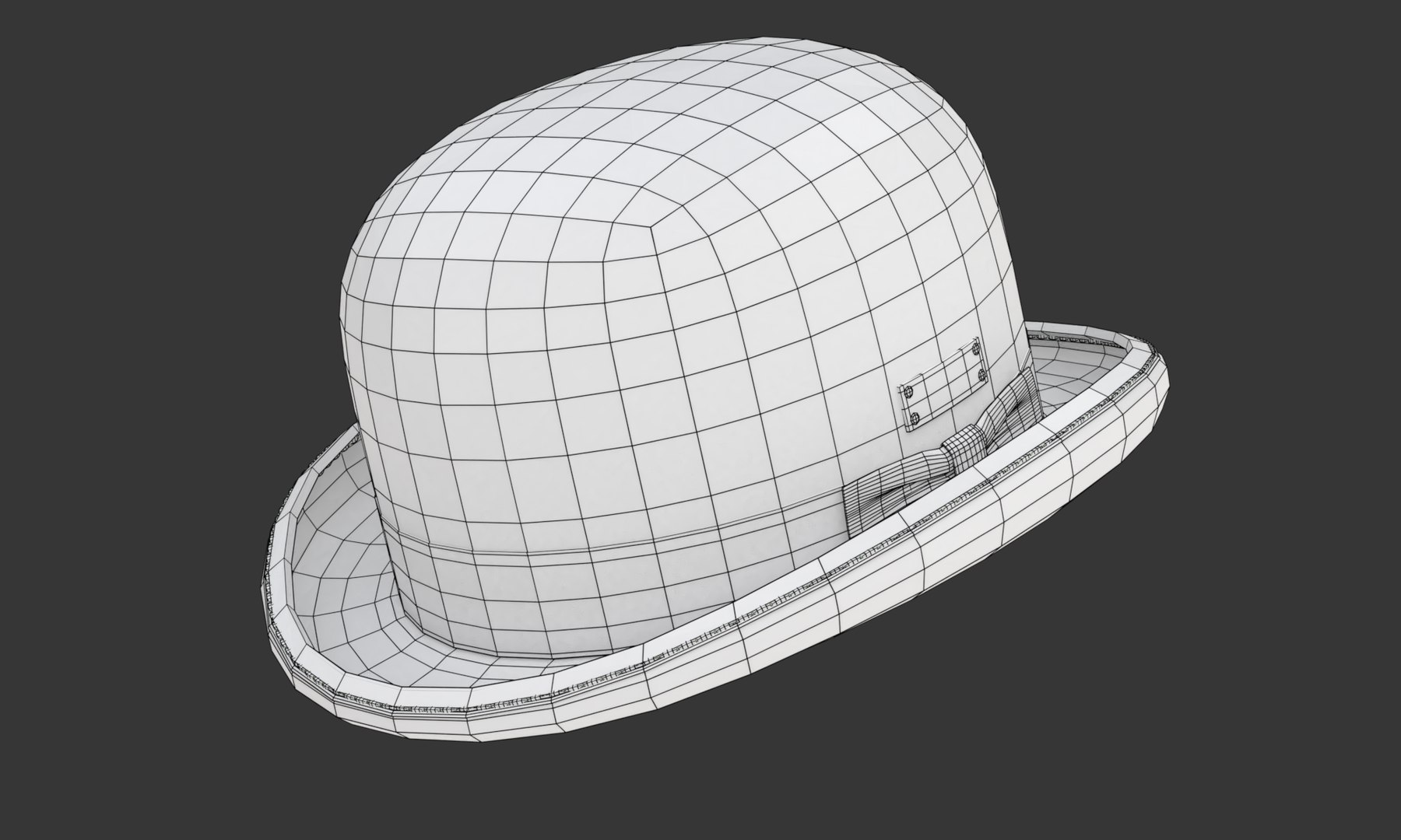 Bowler Hat 3D - TurboSquid 2150493
