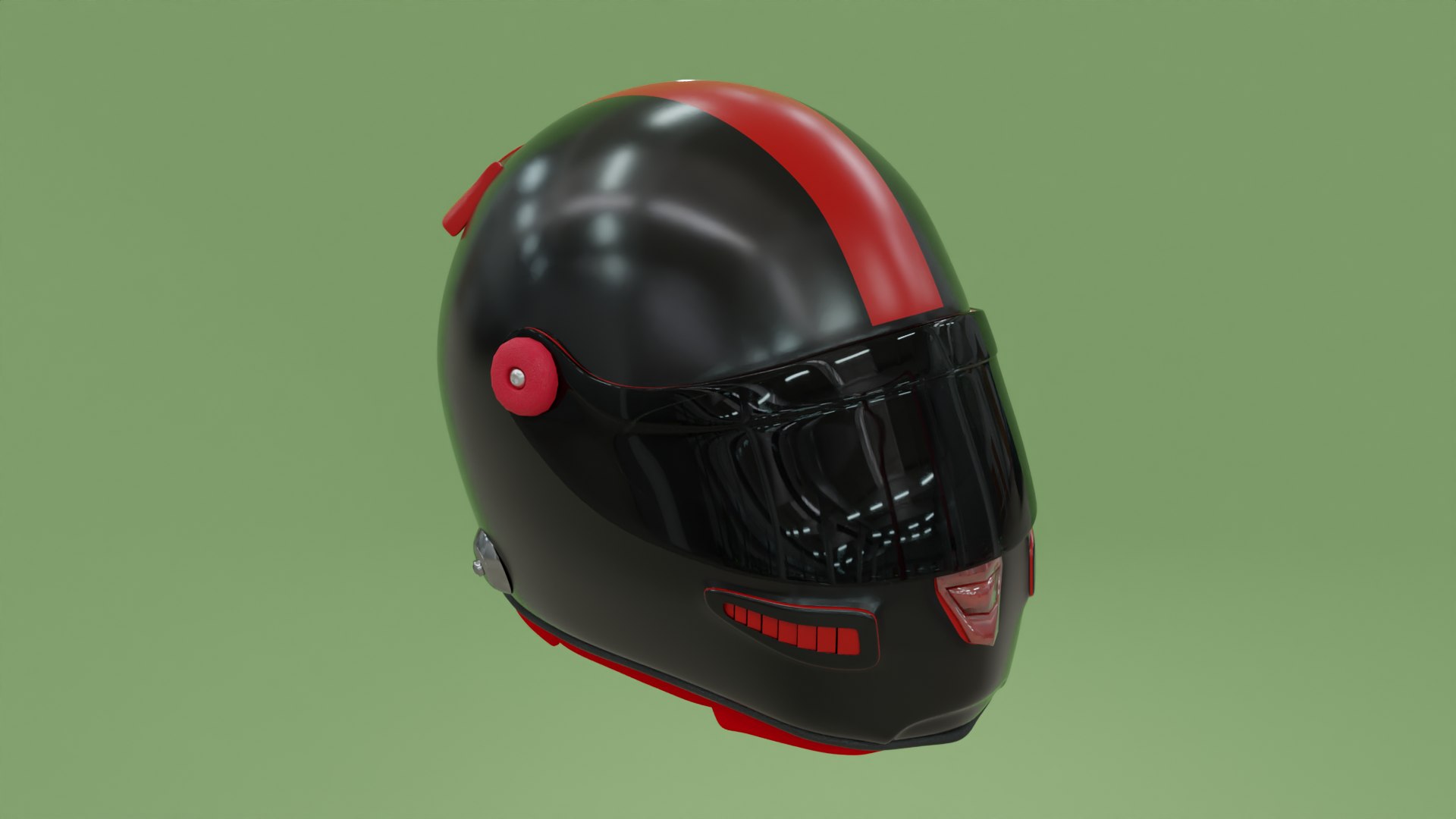 3D Racing Helmet Model - TurboSquid 2220370