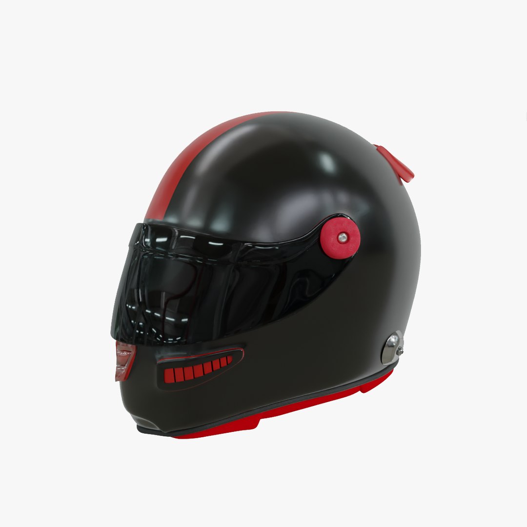 3D Racing Helmet Model - TurboSquid 2220370