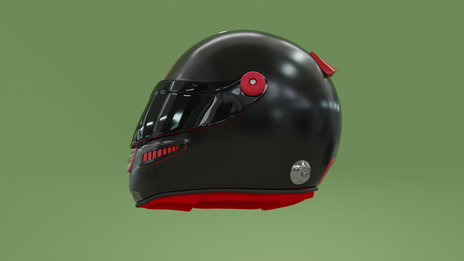 3D Racing Helmet Model - TurboSquid 2220370