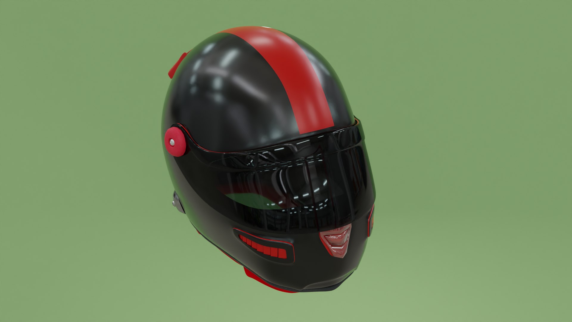 3D Racing Helmet Model - TurboSquid 2220370