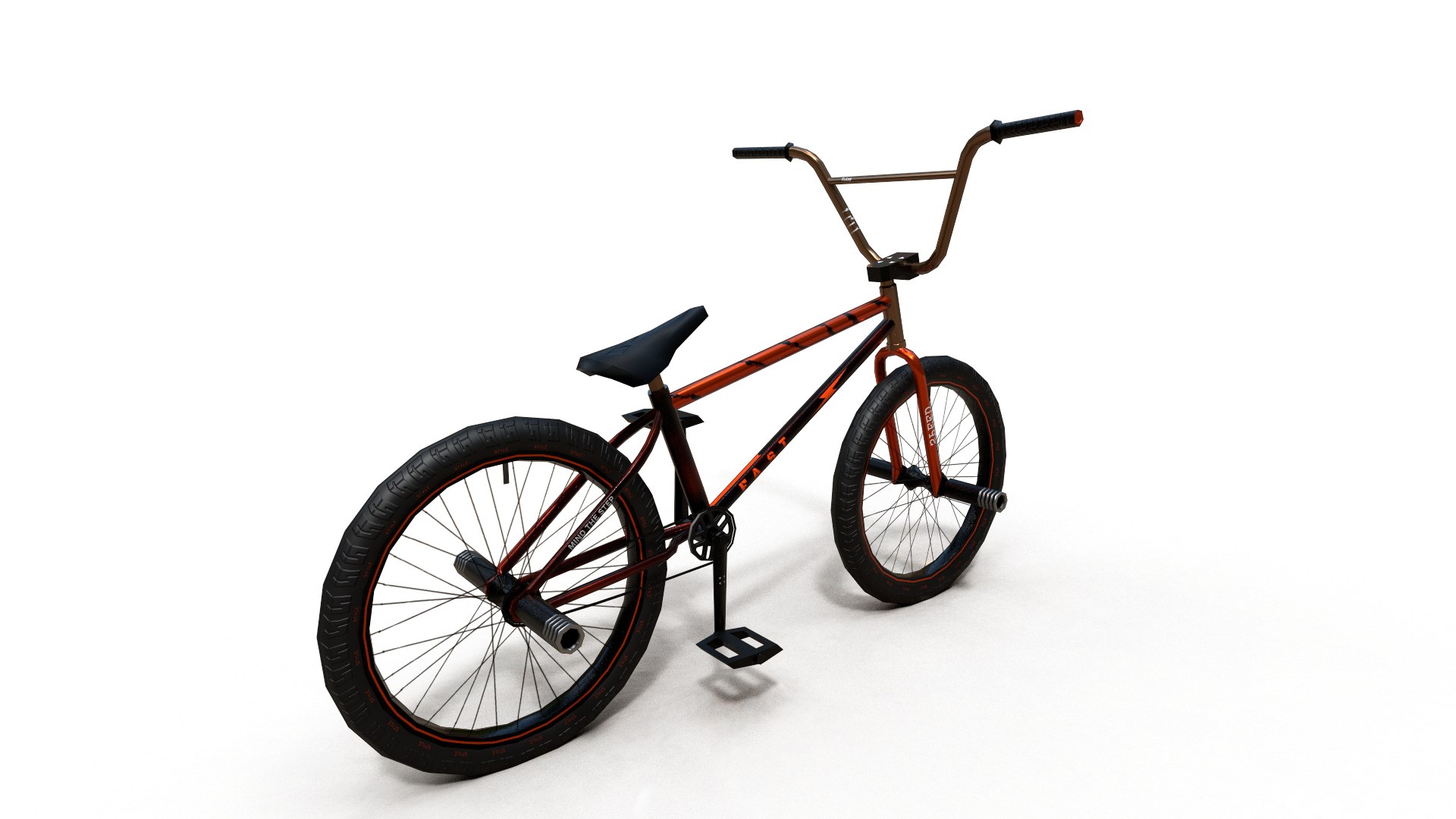 Low Poly BMX Bicycle With 4K PBR Texture 3D Model - TurboSquid 2174017