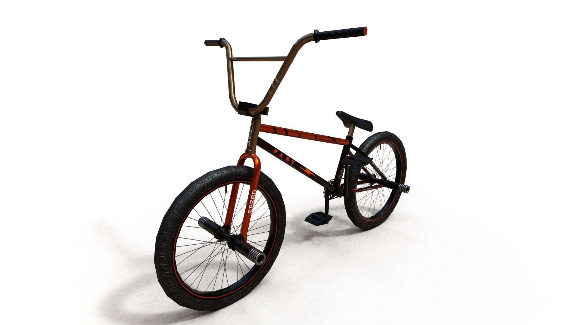 Low Poly BMX Bicycle With 4K PBR Texture 3D Model - TurboSquid 2174017