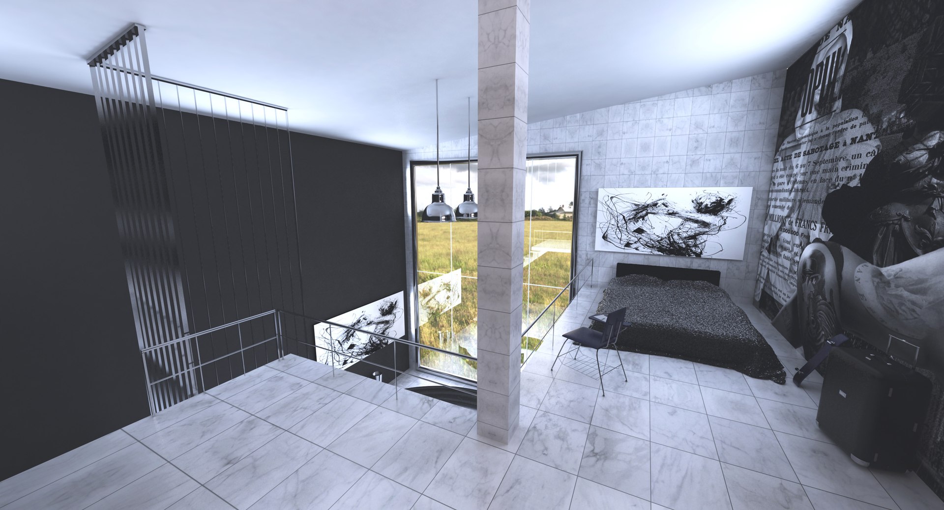 Loft Scene 3D Model - TurboSquid 1187553