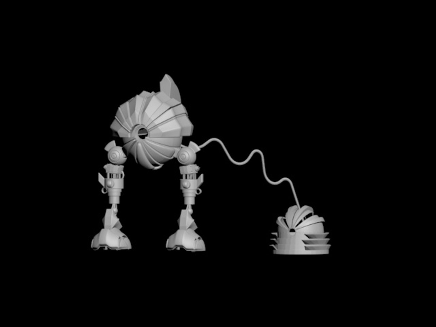 3D Object Alien Robot Model - TurboSquid 1442828