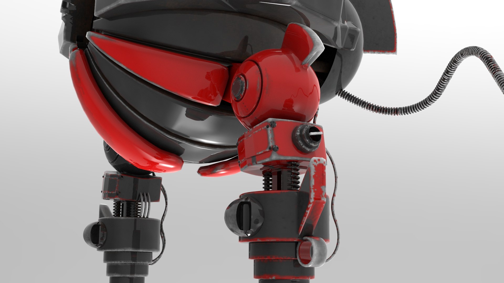 3D Object Alien Robot Model - TurboSquid 1442828