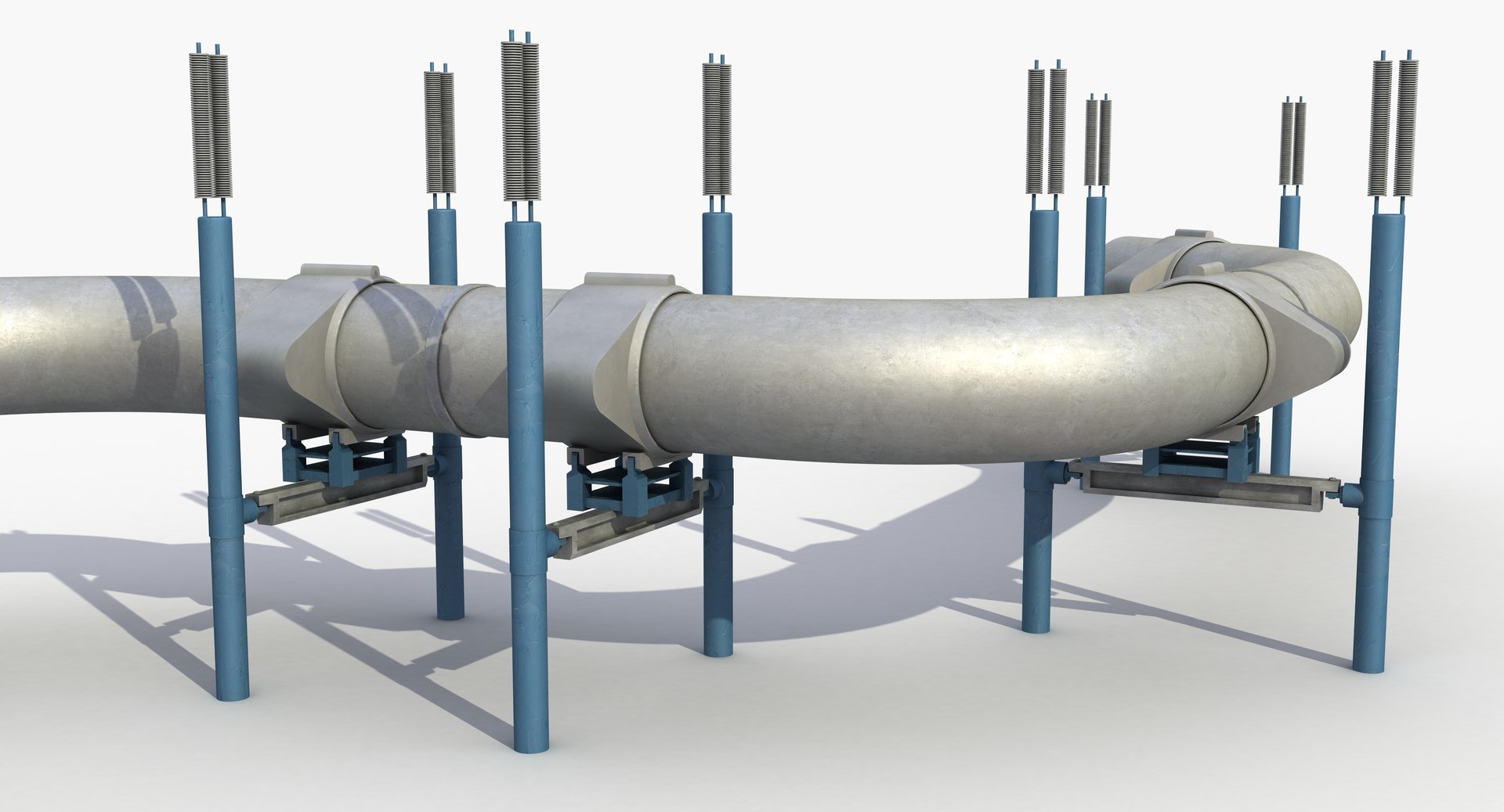 3D Modular Gas Pipeline 2 3D Model - TurboSquid 1959002