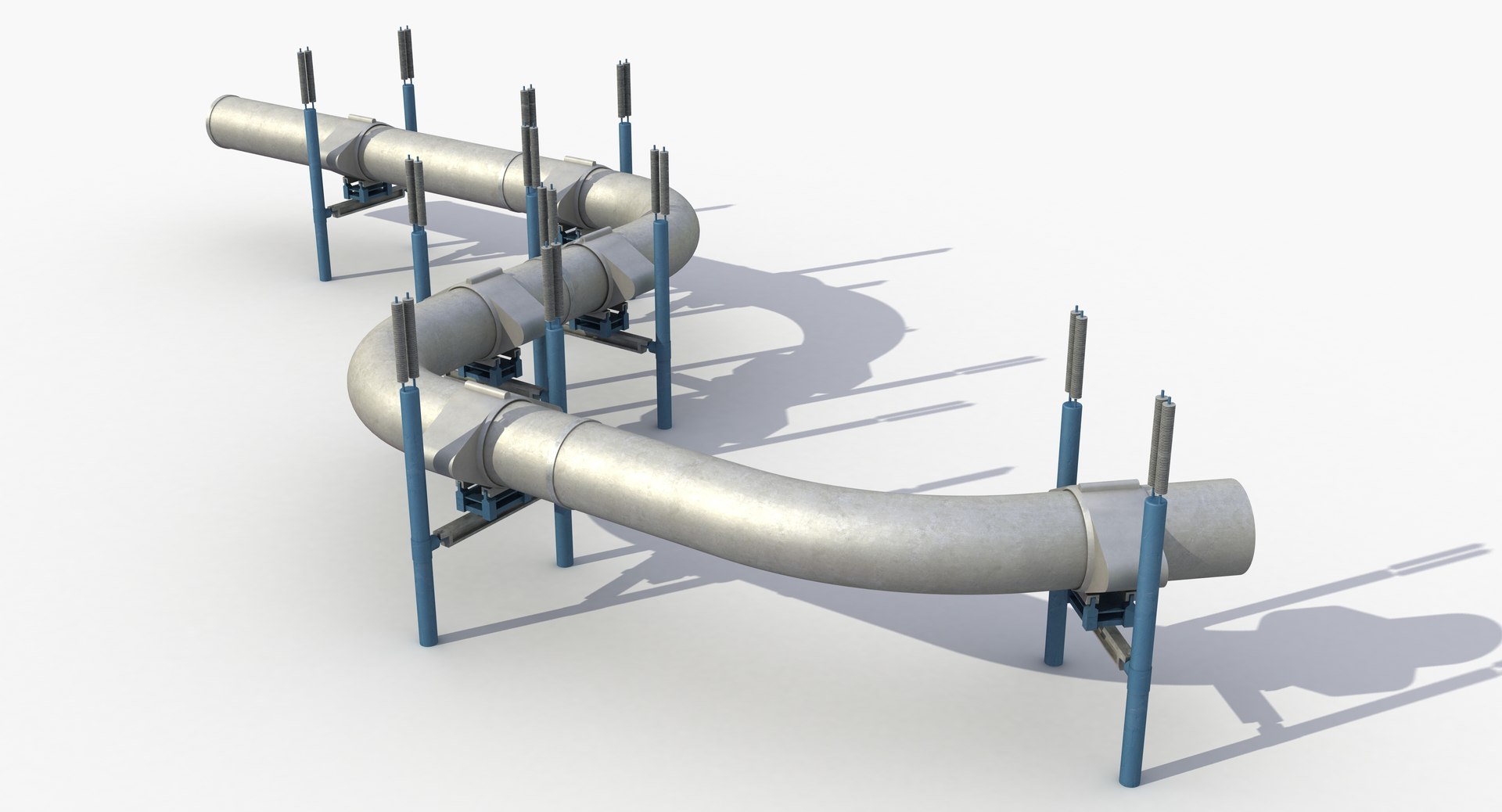 3D Modular Gas Pipeline 2 3D Model - TurboSquid 1959002