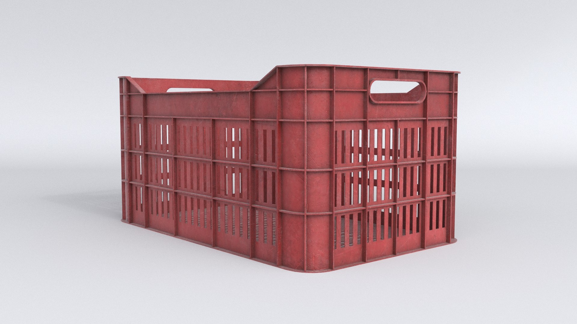 3D Plastic Crate Dirty HD Model - TurboSquid 2199105