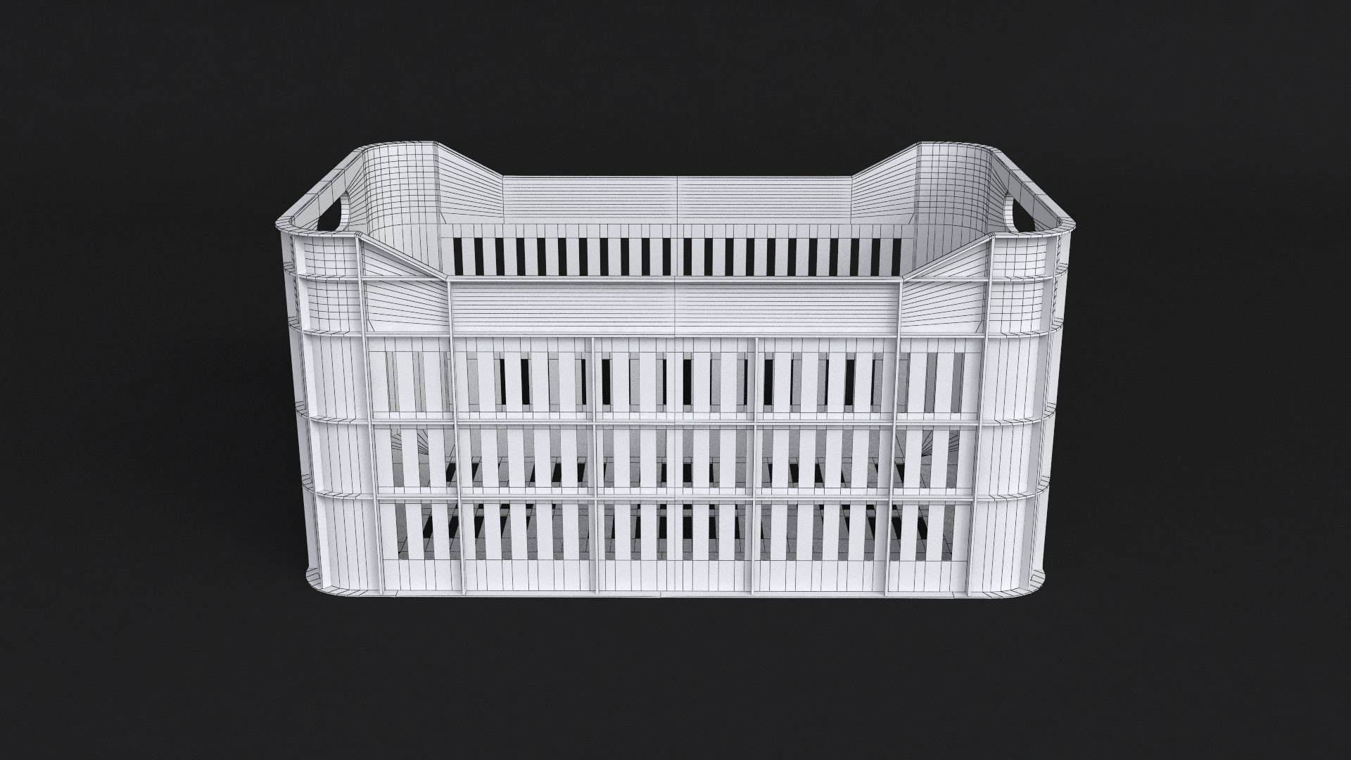 3D Plastic Crate Dirty HD Model - TurboSquid 2199105