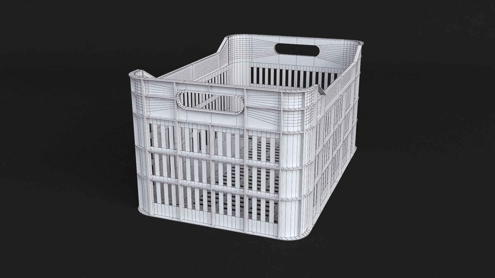 3D Plastic Crate Dirty HD Model - TurboSquid 2199105