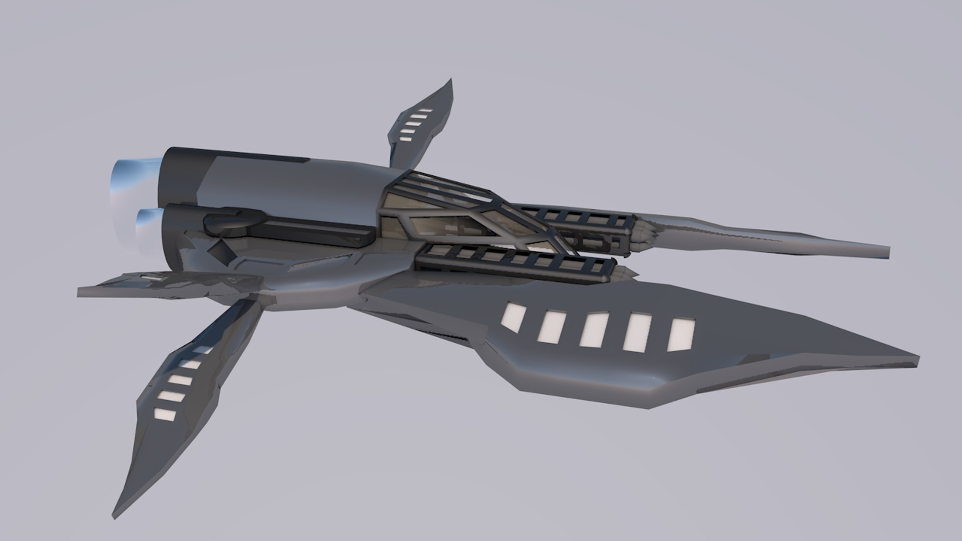 3D Space Ship Model - TurboSquid 1195269