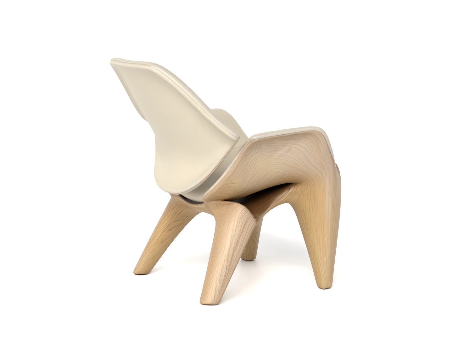 3D Fluid Futuristic Chair - TurboSquid 2513030