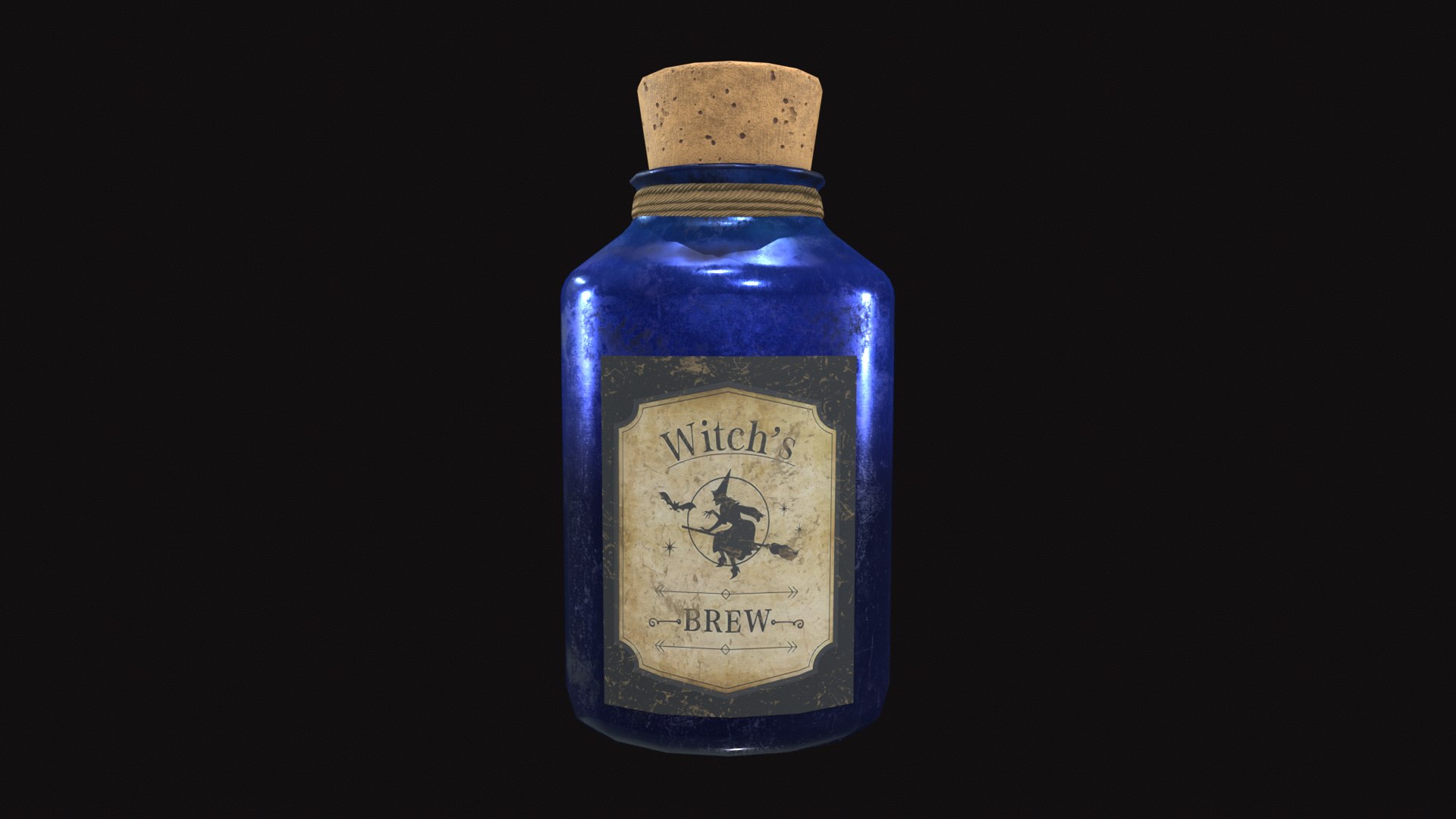 3D Medieval Bottle 02 V2 Model - TurboSquid 2325711
