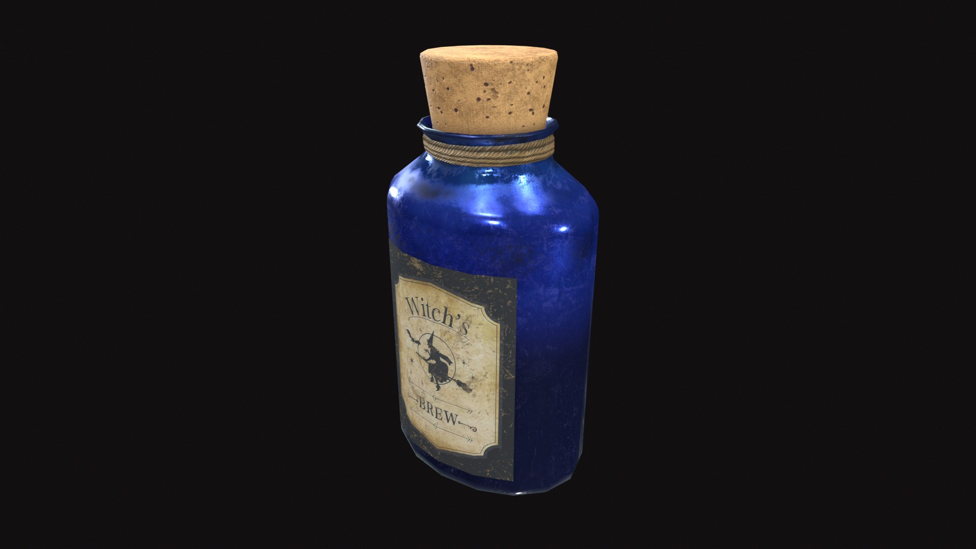 3D Medieval Bottle 02 V2 Model - TurboSquid 2325711