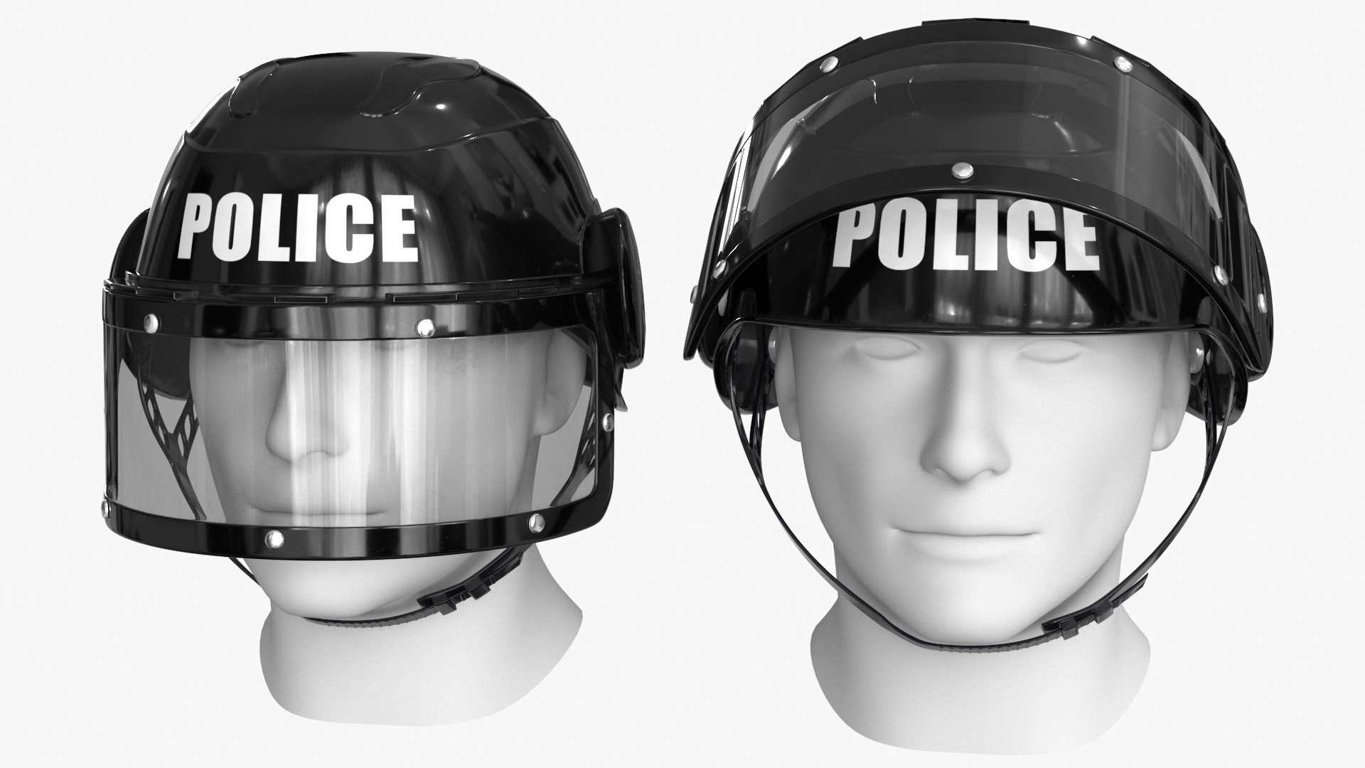 3D Police Swat Helmet - TurboSquid 2104295