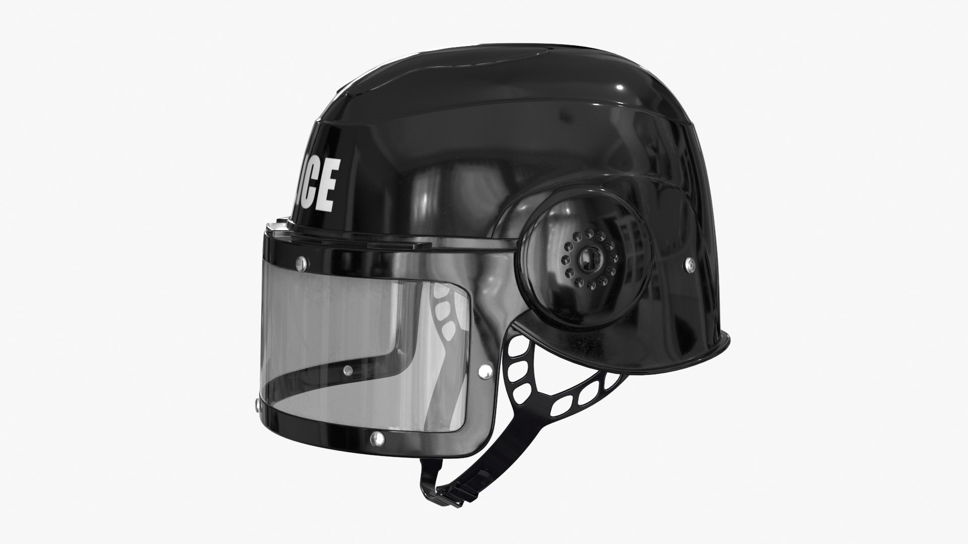 3D Police Swat Helmet - TurboSquid 2104295
