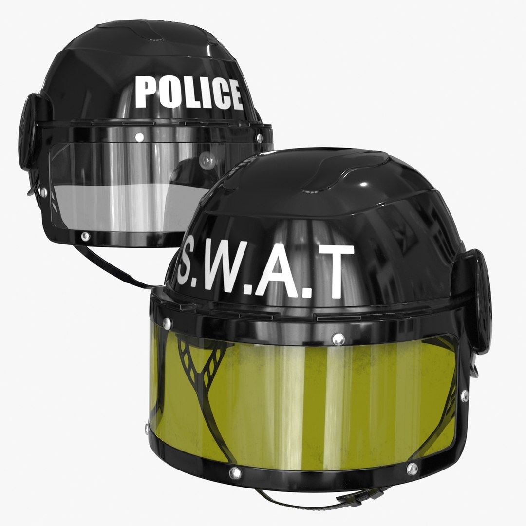 3D Police Swat Helmet - TurboSquid 2104295