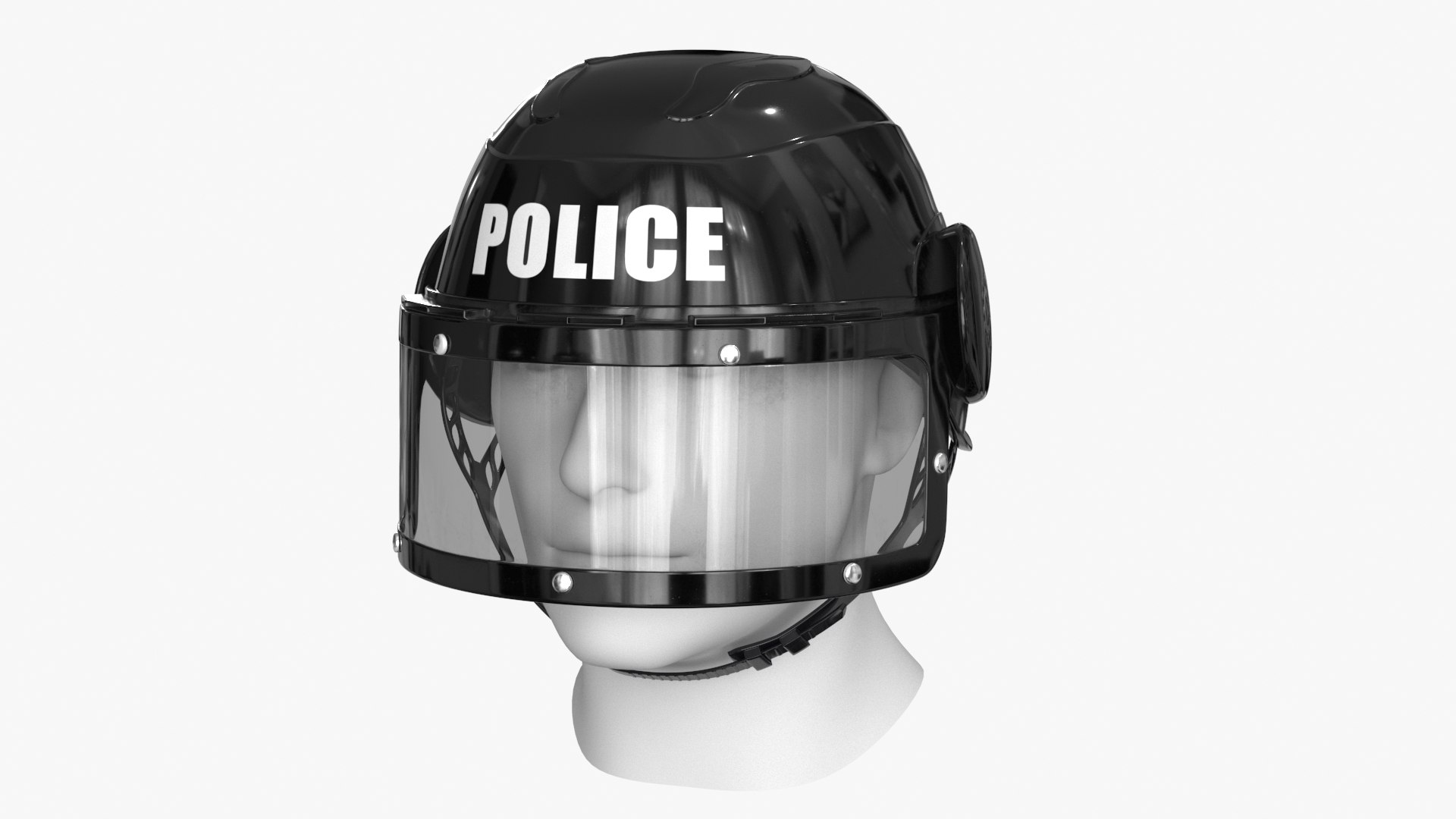 3D Police Swat Helmet - TurboSquid 2104295