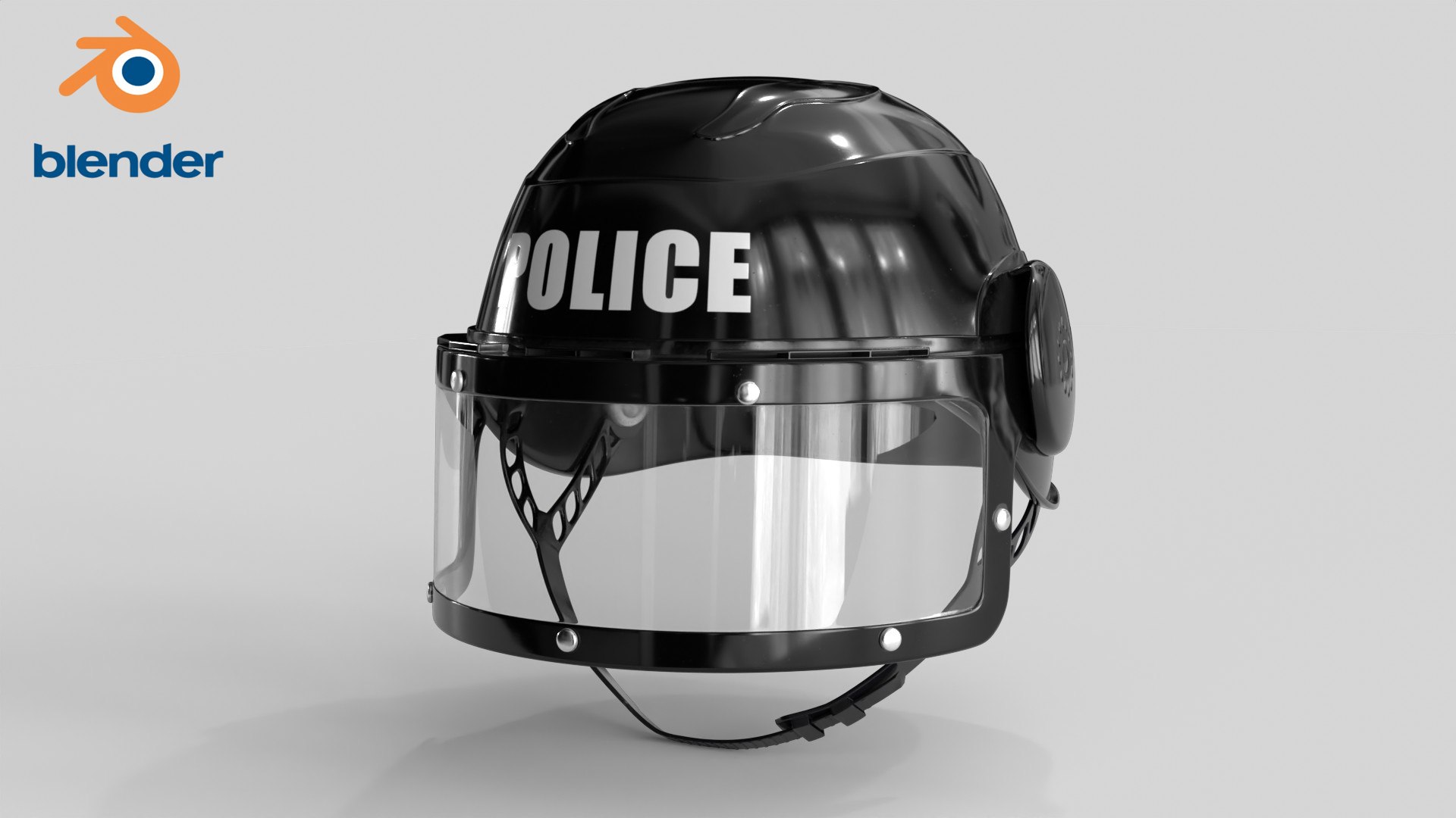 3D Police Swat Helmet - TurboSquid 2104295