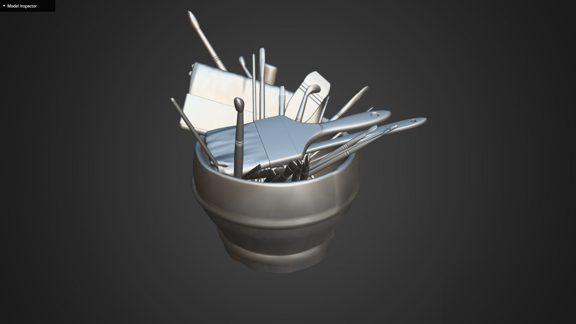 3D Game Ready Brush And Basket Set Model - TurboSquid 2056443 3D Game Ready Brush And Basket Set Model - TurboSquid 2056443