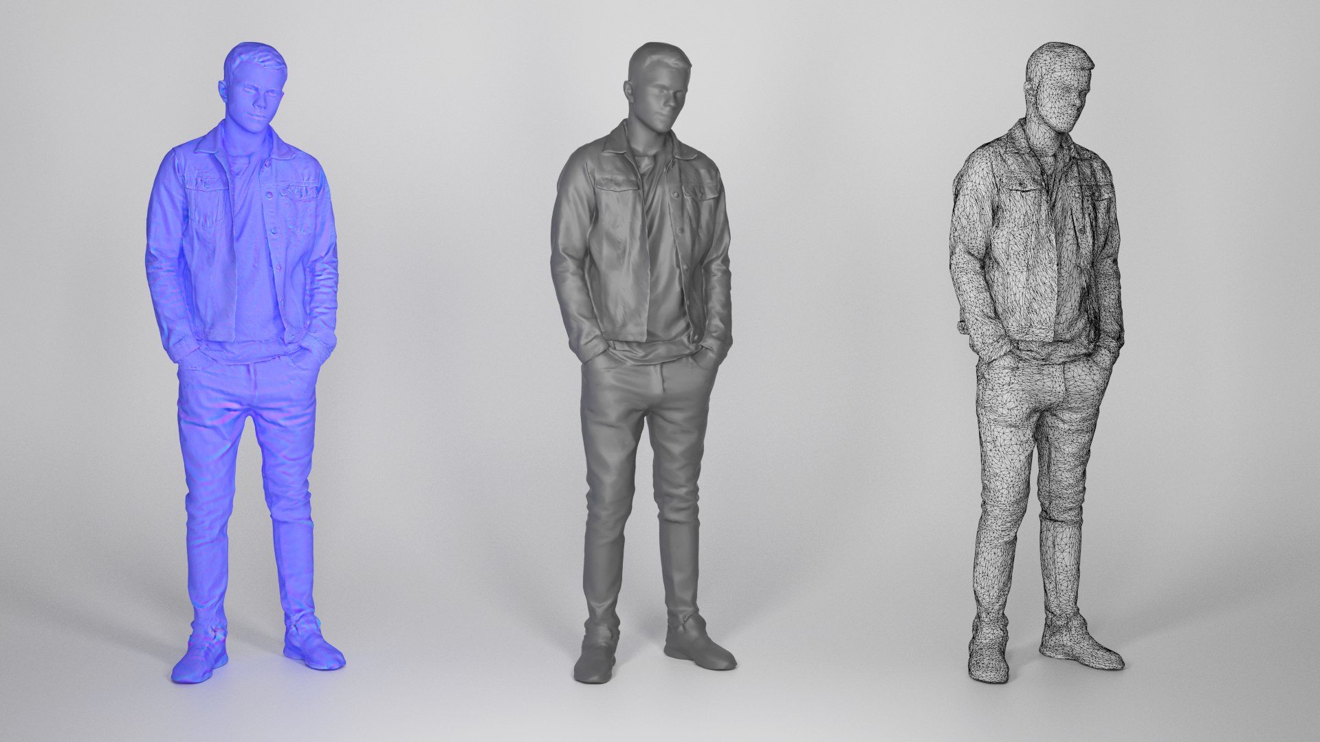 3D Human Man Character Model - TurboSquid 1545527