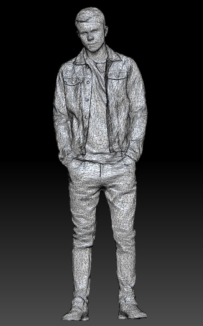 3D Human Man Character Model - TurboSquid 1545527