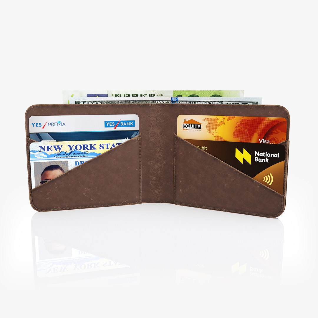 Realistic Wallet Animation 3D Model - TurboSquid 1423218