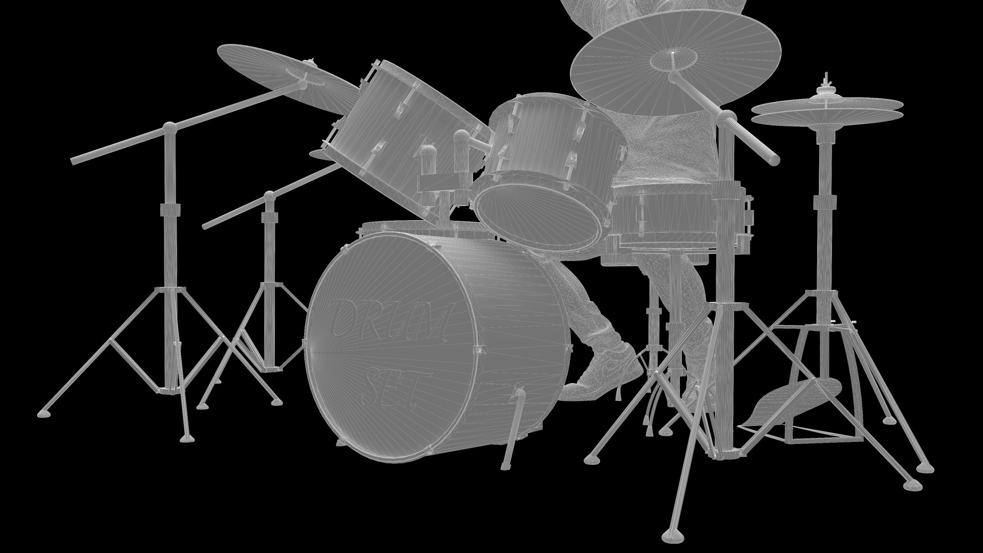 3D Model Drummer 4K - TurboSquid 2376250