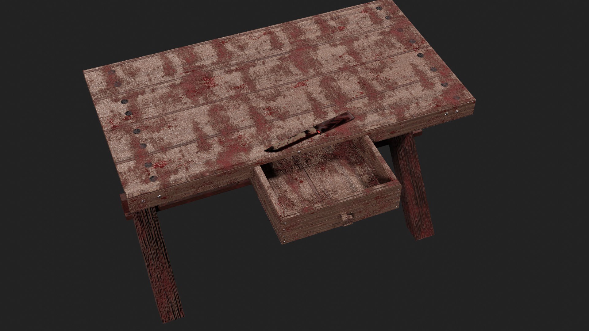 3D Dark Artifacts Bundle Bloodbound Blade Slaughter Table - TurboSquid ...