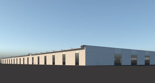 3D warehouse factory building - TurboSquid 1251534