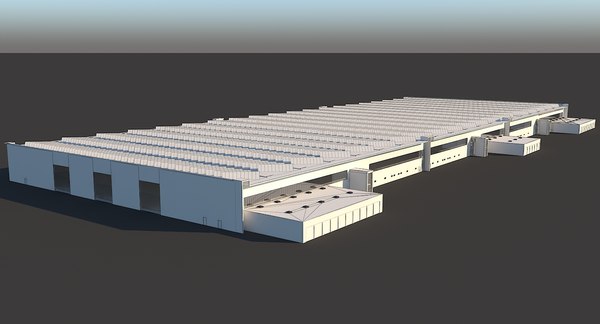 3D warehouse factory building - TurboSquid 1251534