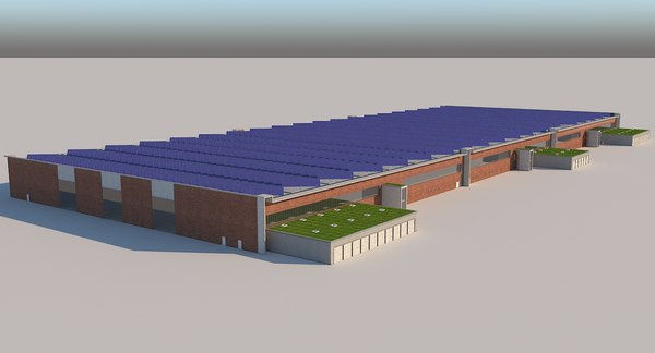 3D warehouse factory building - TurboSquid 1251534
