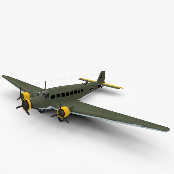 3d model junkers ju-52 aircraft
