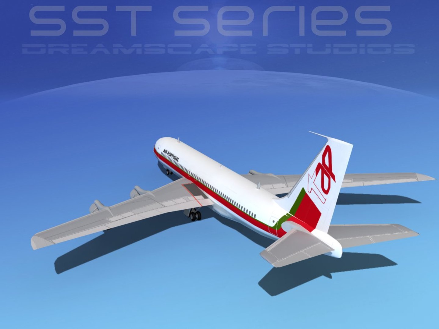 3d 707-320 Boeing 707