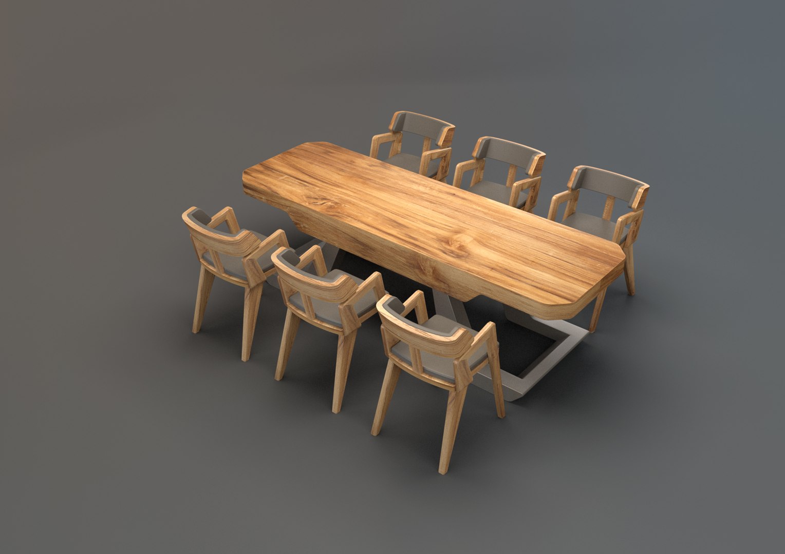 3D Model Meeting Table 02 - TurboSquid 2009999