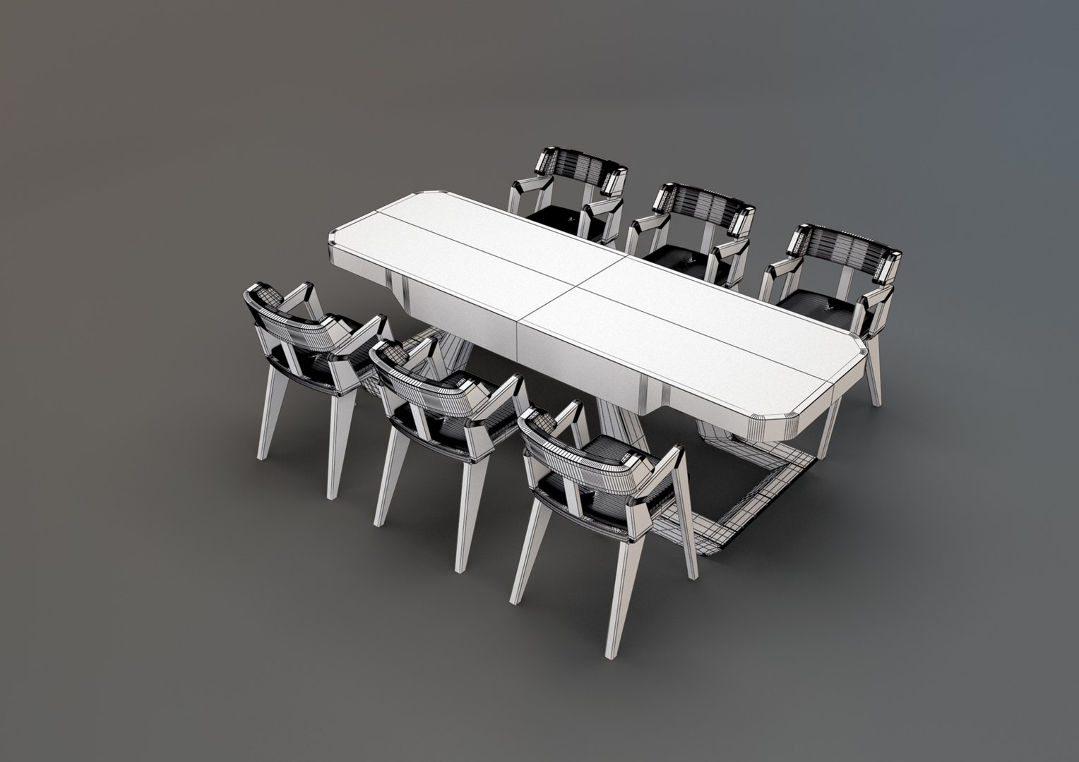 3D Model Meeting Table 02 - TurboSquid 2009999