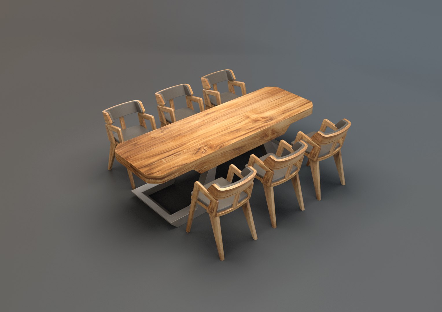 3D Model Meeting Table 02 - TurboSquid 2009999