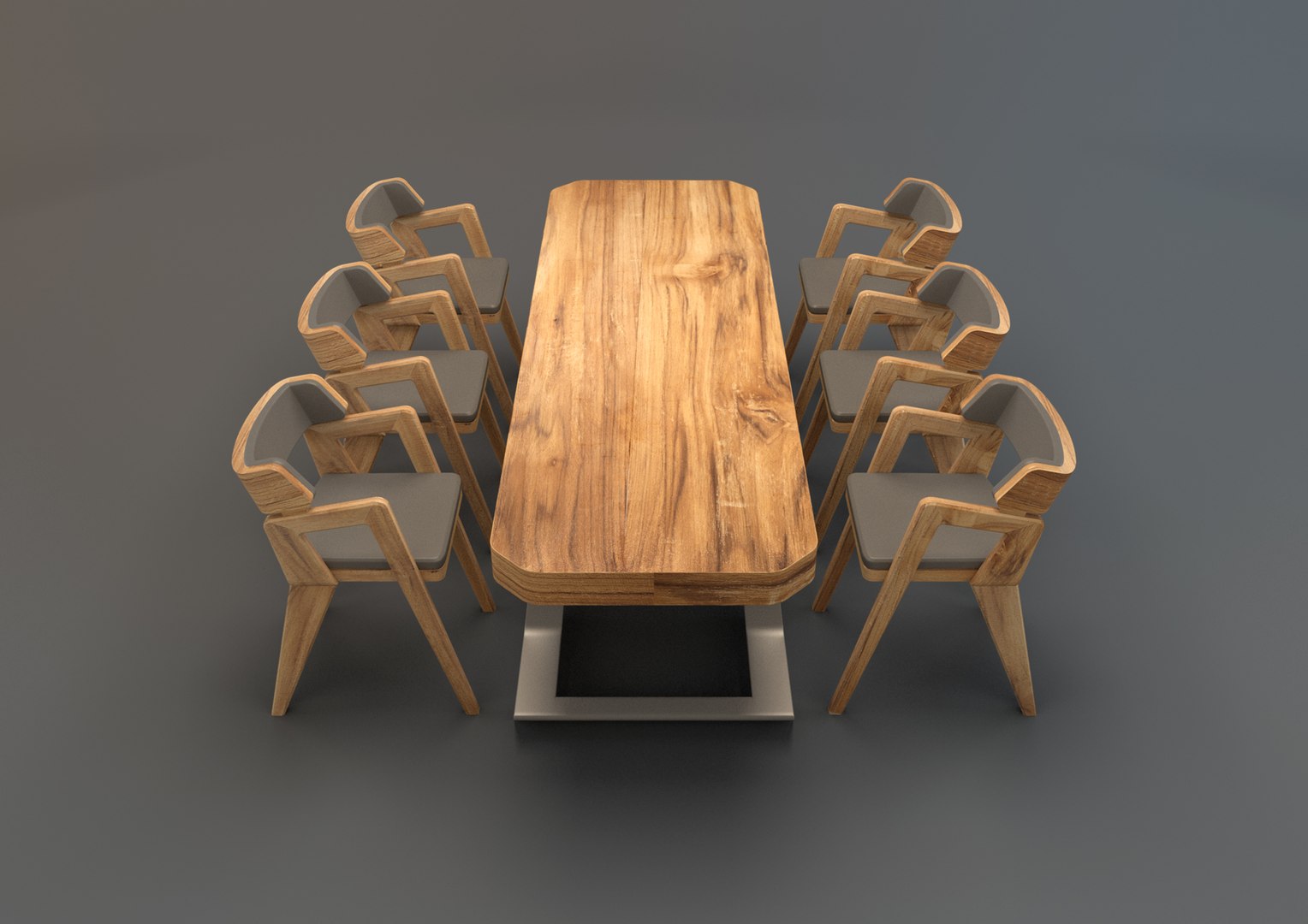 3D Model Meeting Table 02 - TurboSquid 2009999